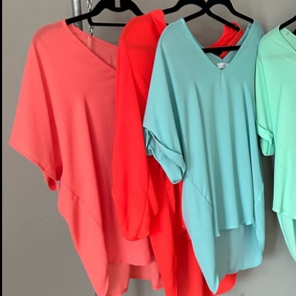 Lush | Tops | Lush Work Tops Chiffon Bundle 4 Piece Lot Aside Small ...